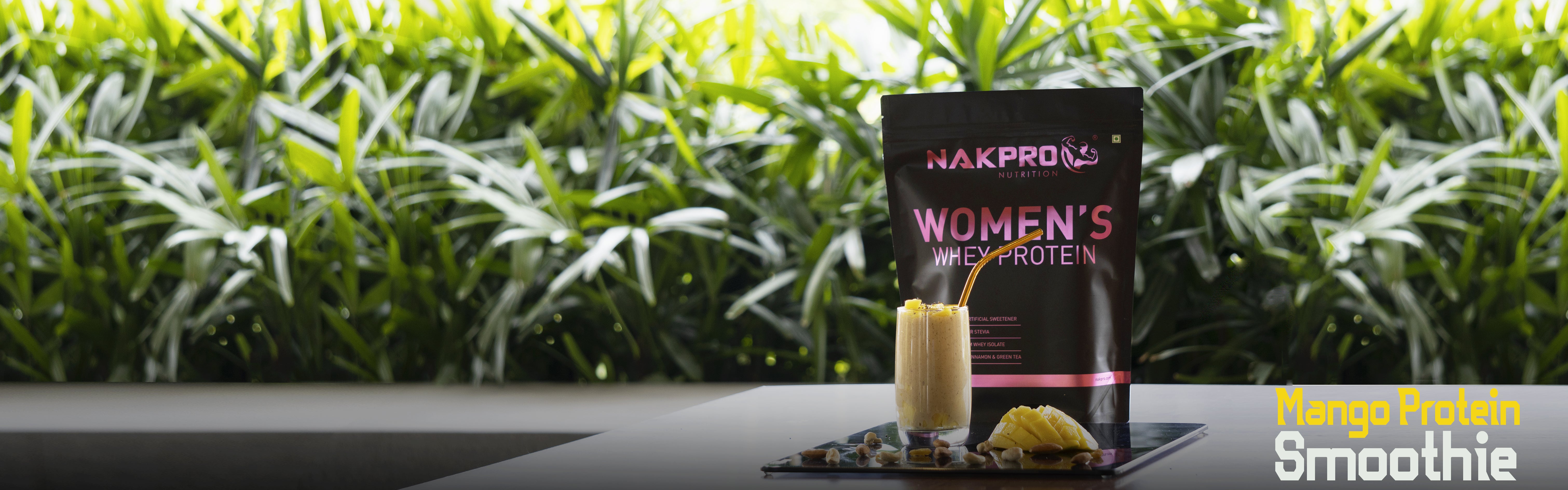 Mango Milkshake with added Protein – NAKPRO NUTRITION