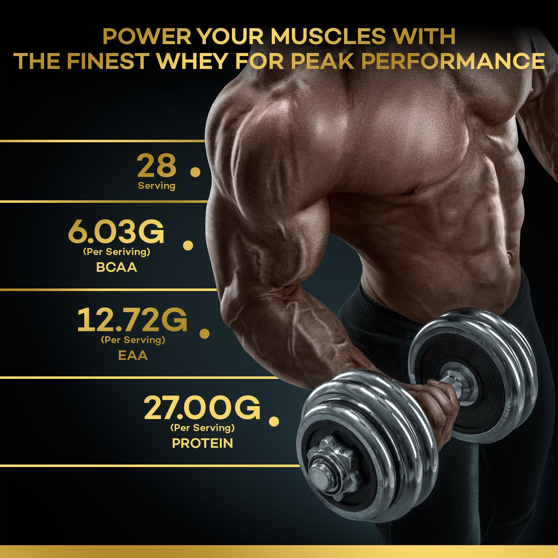 Gold Premium Whey Protein Blend - Best Muscle Building Supplement ...