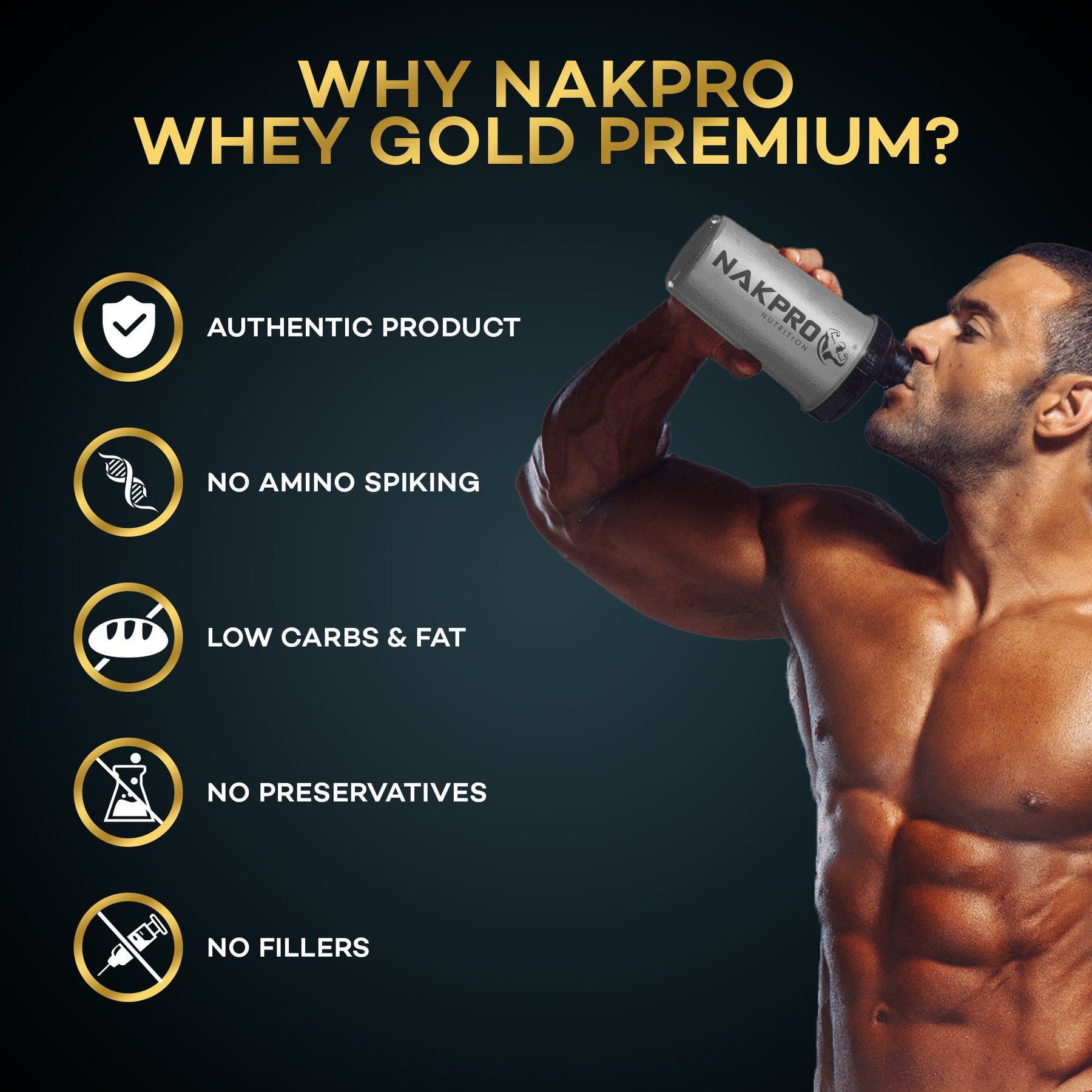 Gold Premium Whey Protein Blend - Best Muscle Building Supplement ...