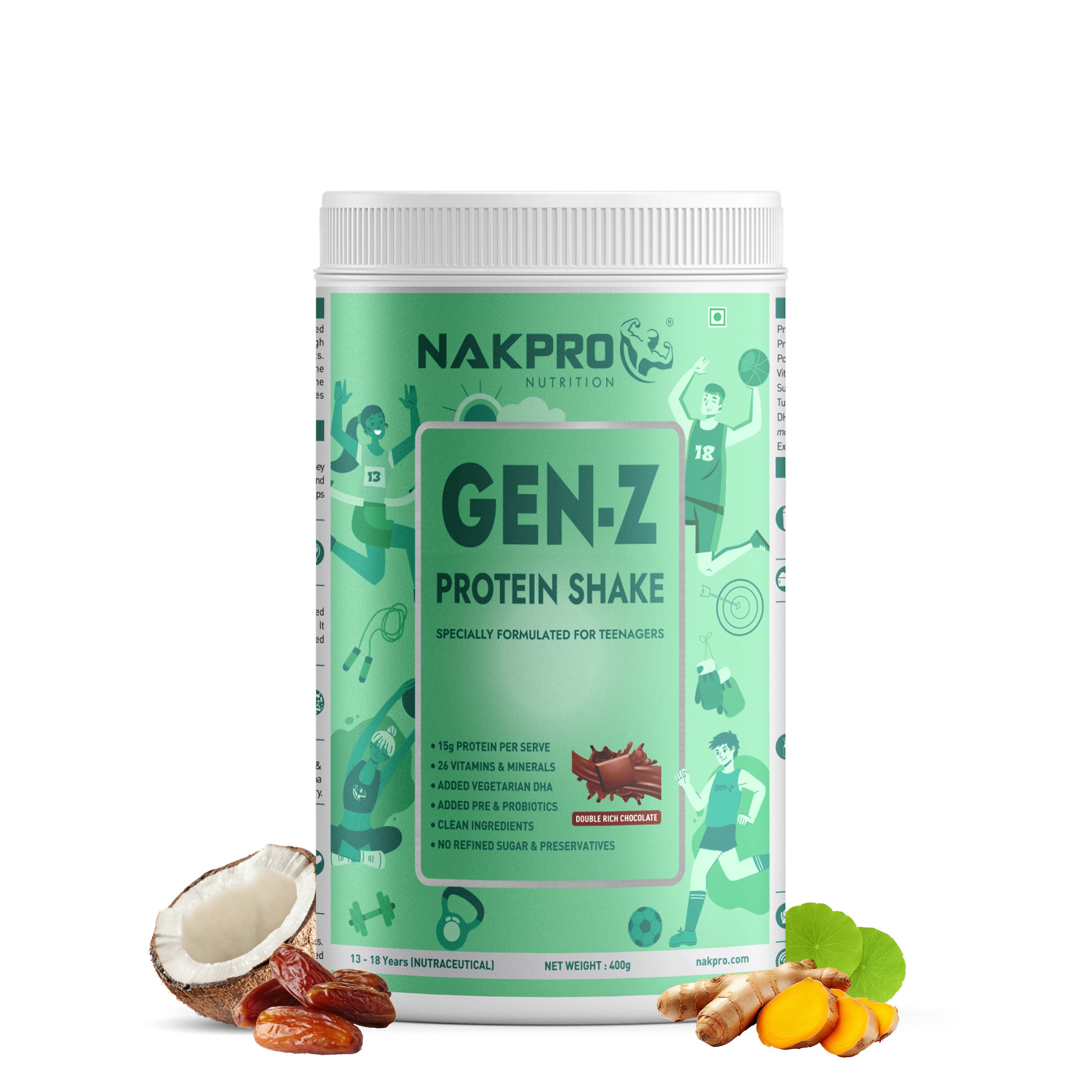 Gen-Z Teen Protein Powder – NAKPRO NUTRITION