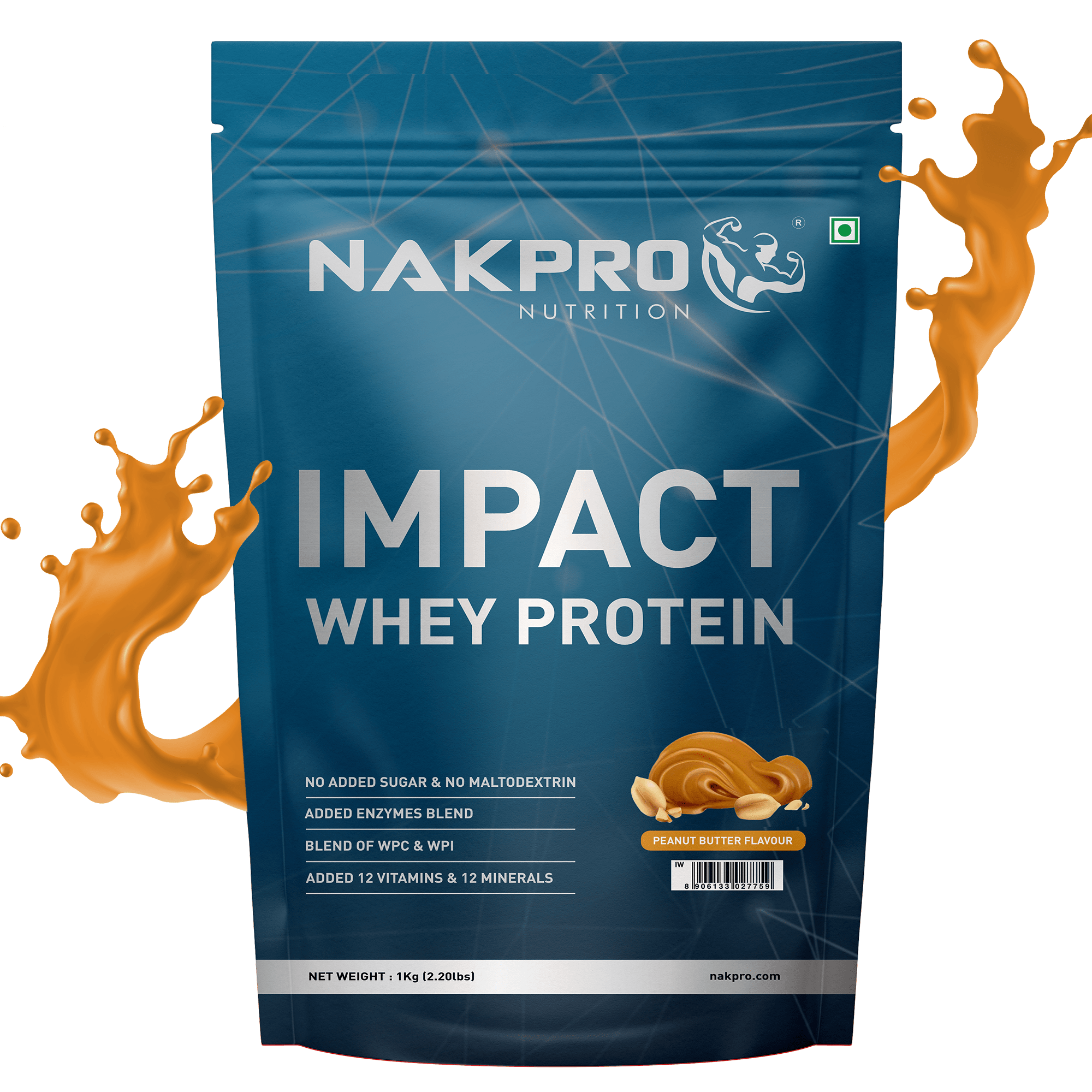 IMPACT WHEY PROTEIN POWDER – NAKPRO NUTRITION