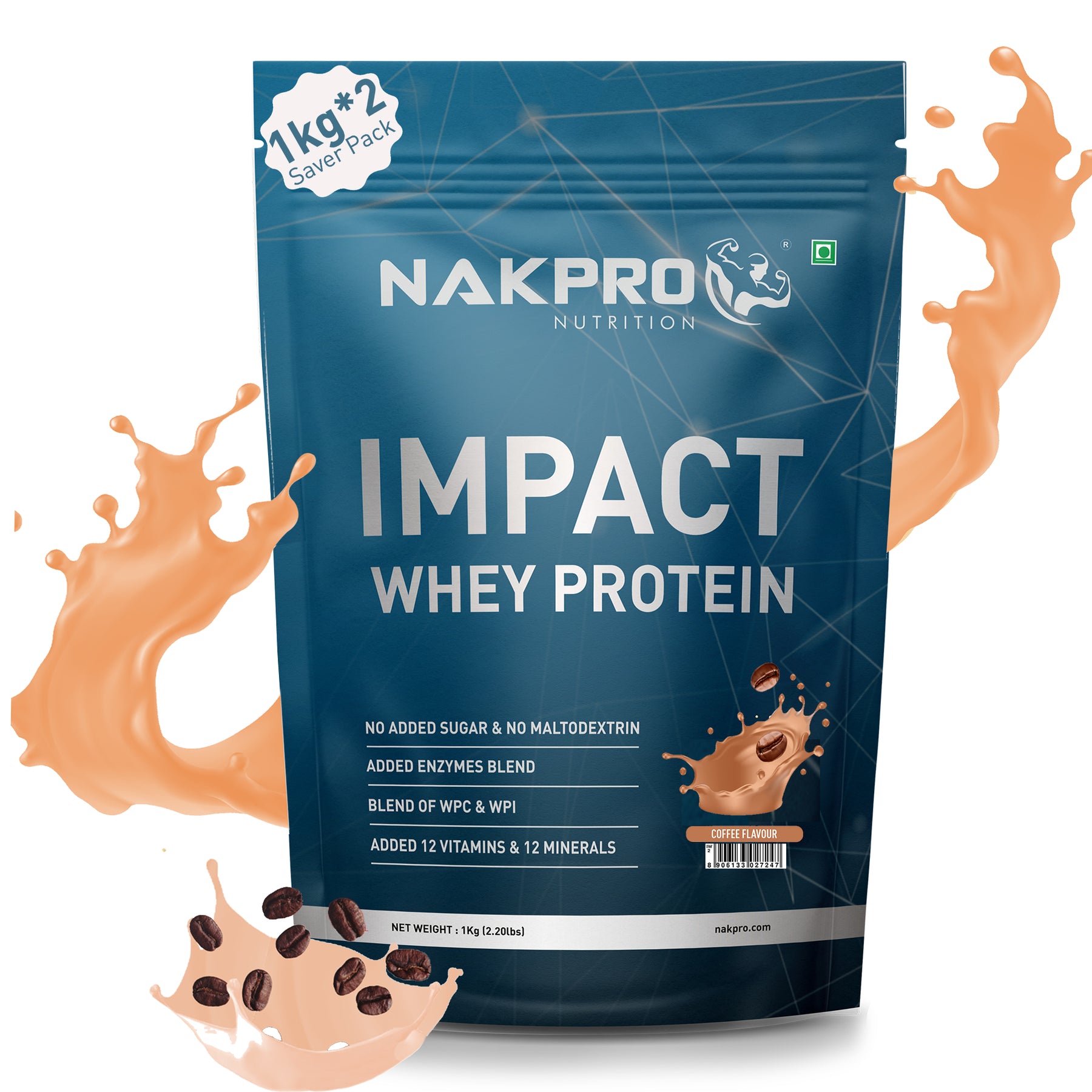 IMPACT WHEY PROTEIN POWDER – NAKPRO NUTRITION