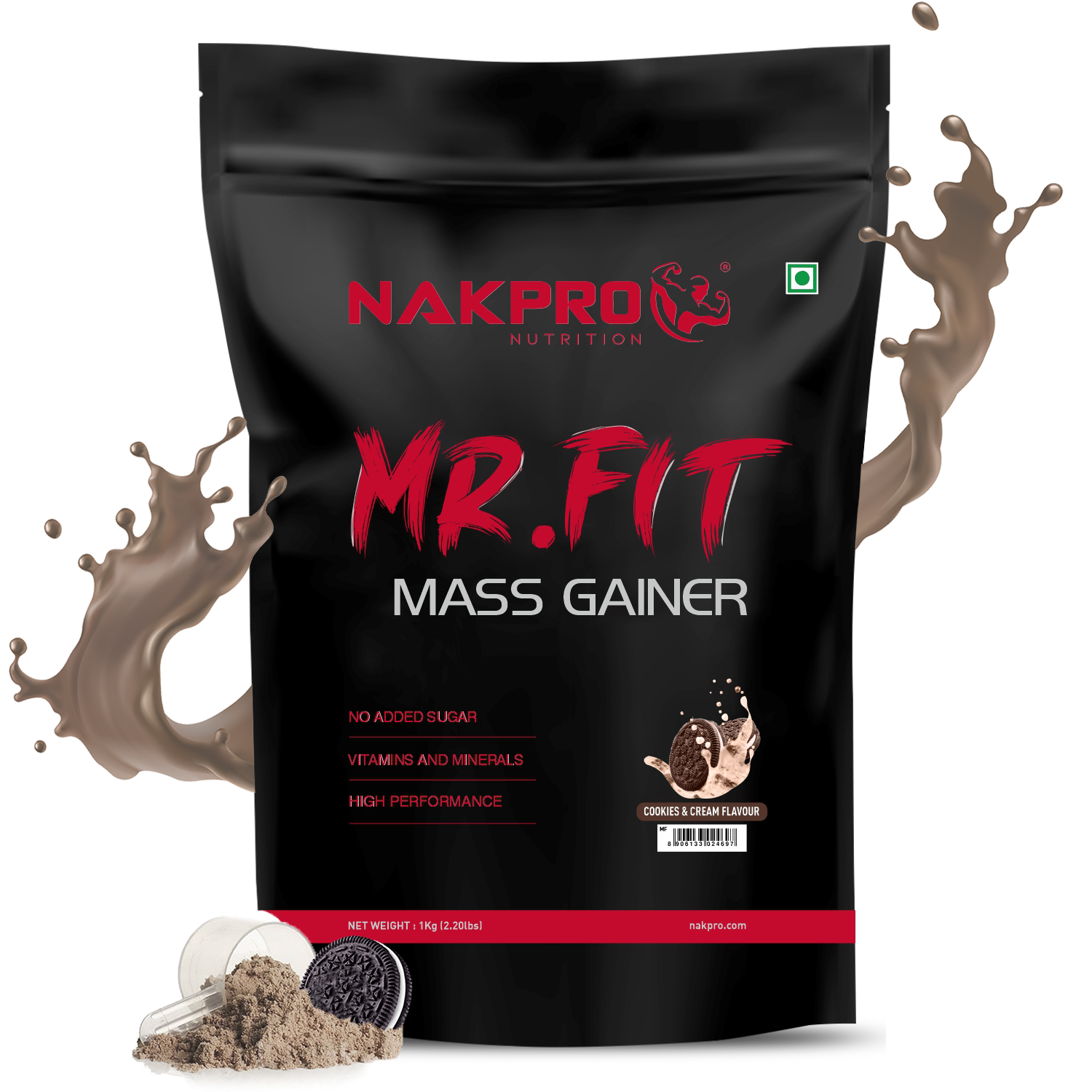 Buy Mr. Fit Mass Gainer - Best Muscle Mass Protein Powder Supplement ...