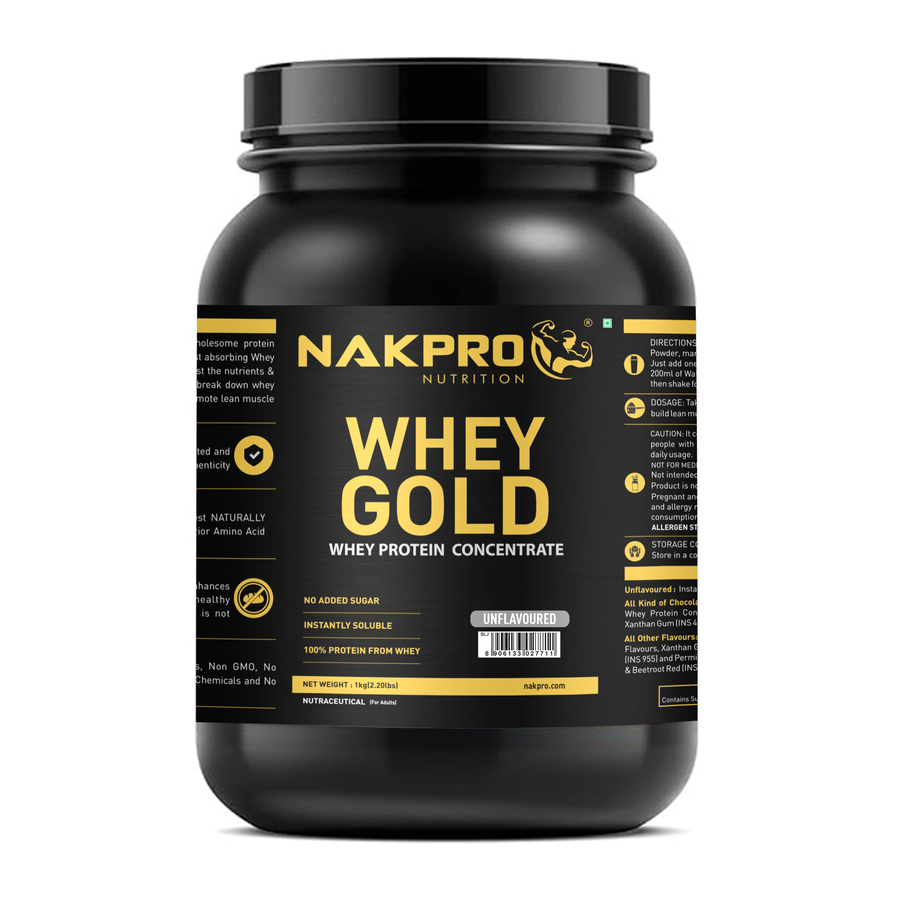 Nakpro Whey Gold Protein Concentrate – NAKPRO NUTRITION